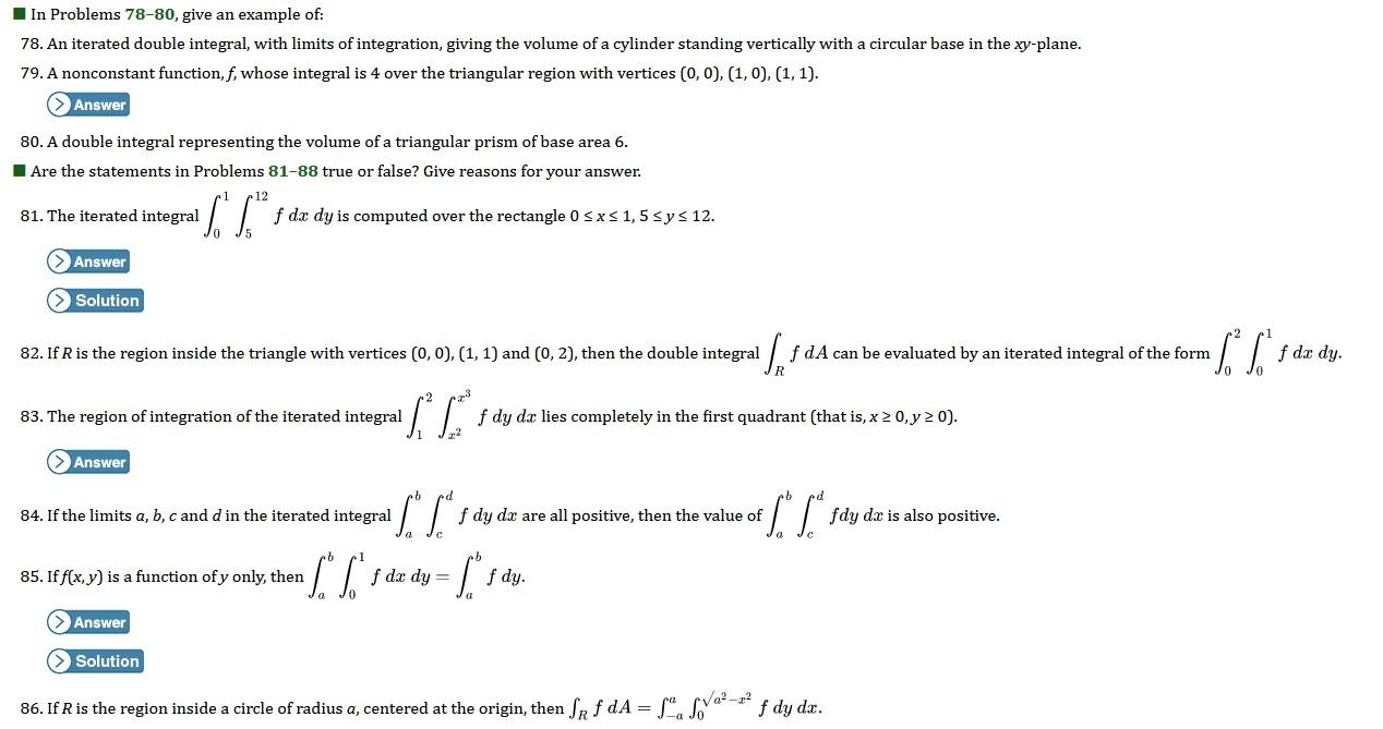 Solved In Problems 78-80, give an example of: 78. An | Chegg.com