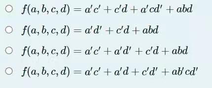 Solved Use a Karnaugh map to find the minimum SOP expression | Chegg.com
