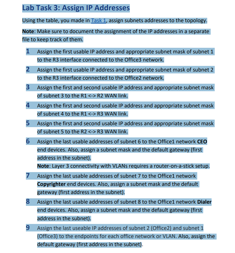 Solved Scenario As a junior network administrator, you and | Chegg.com