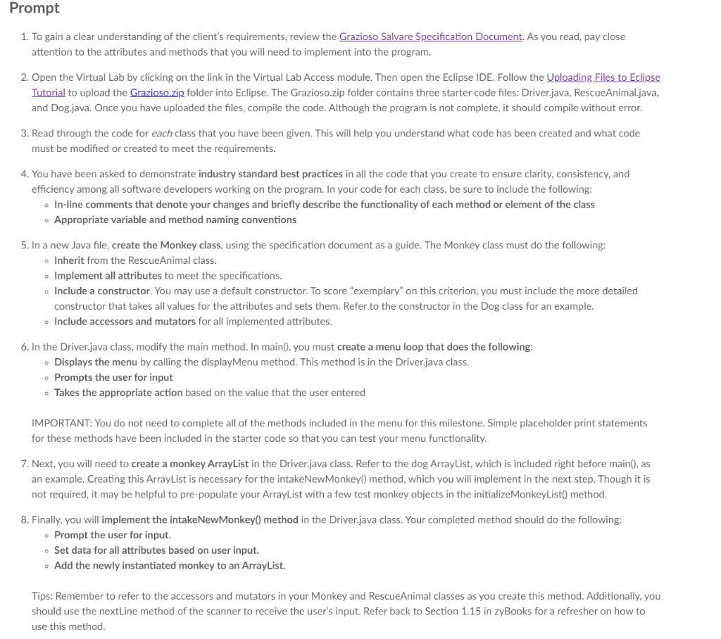 Solved In this assignment, you will gain experience putting | Chegg.com