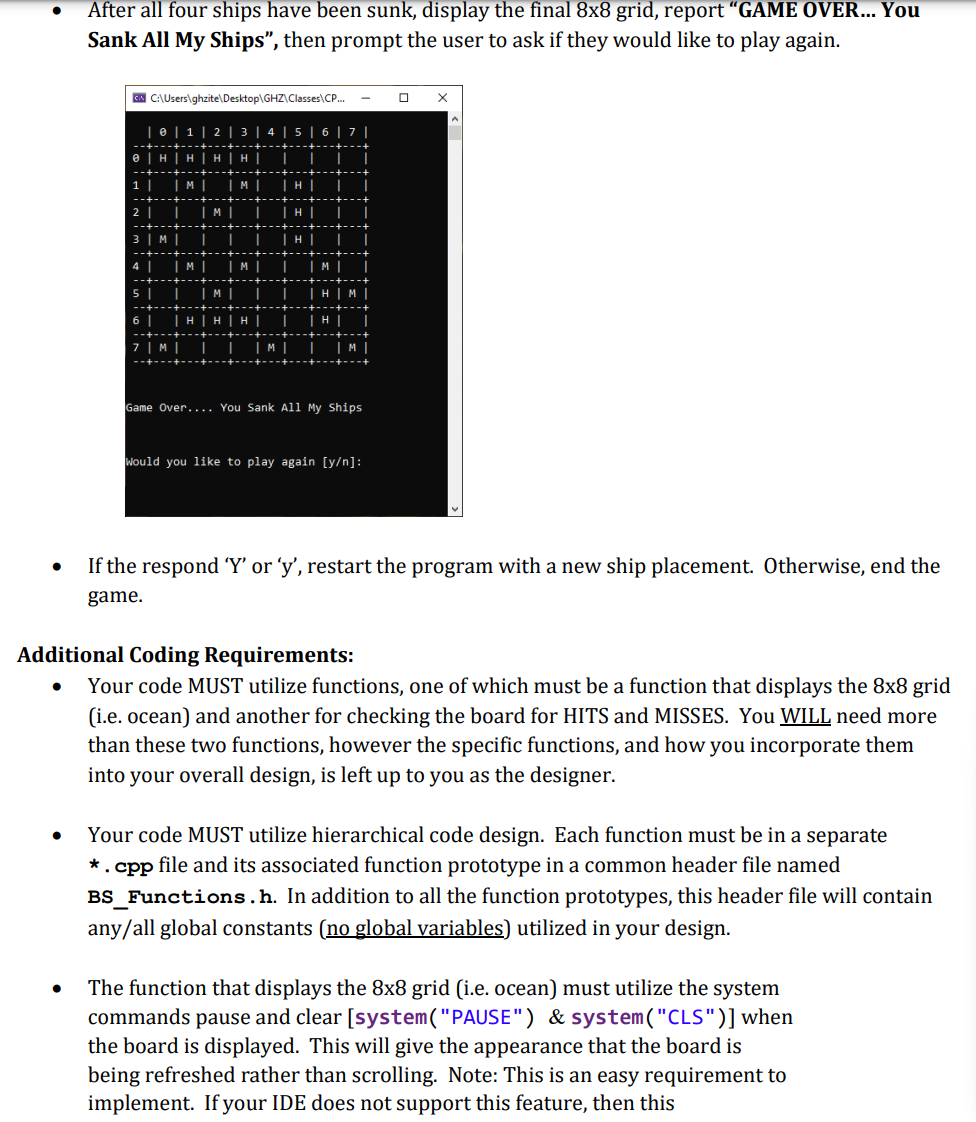 Solved The intent of this design project is to allow you the | Chegg.com