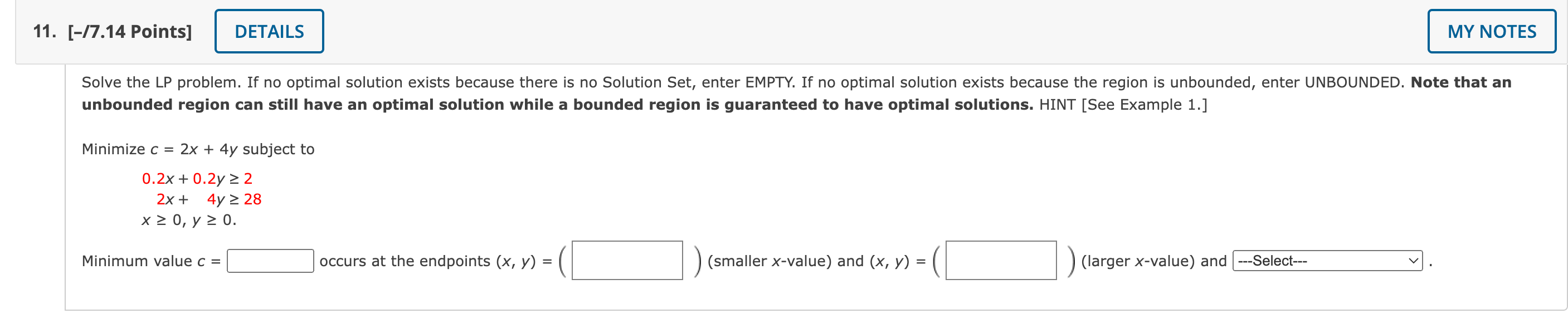 Solved unbounded region can still have an optimal solution | Chegg.com
