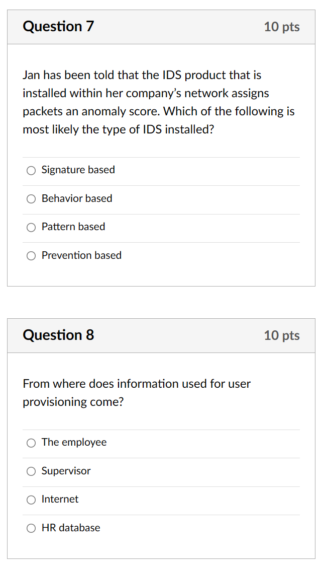 Solved Jan has been told that the IDS product that is | Chegg.com