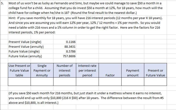 Solved Present Value and Future Value Practice Use the | Chegg.com