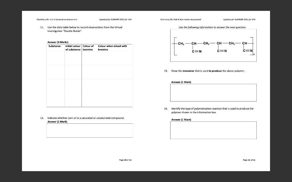 Solved 1. Using IUPAC guidelines, name the following organic | Chegg.com