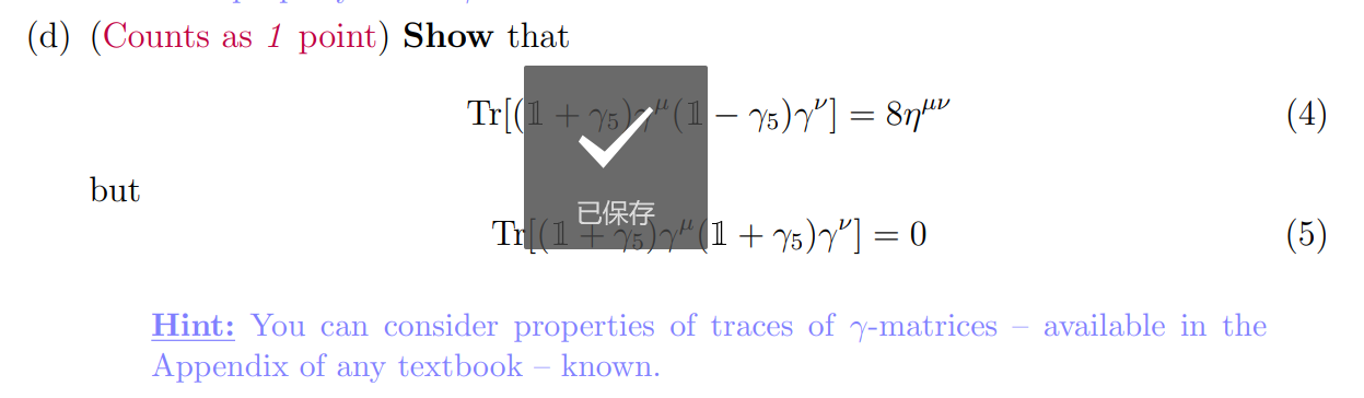 Solved IV.1 More exercises with gamma-matrices. The | Chegg.com
