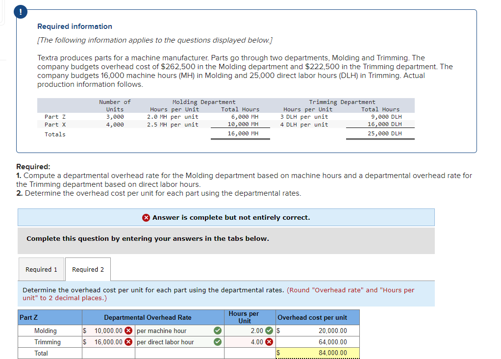 Solved Required information [The following information | Chegg.com
