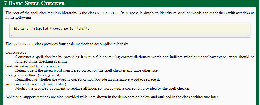 Solved 7 BASIC SPELL CHECKER The root of the spell checker | Chegg.com