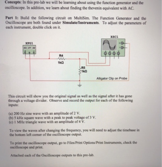 Solved Concepts: In this pre-lab we will be learning about | Chegg.com