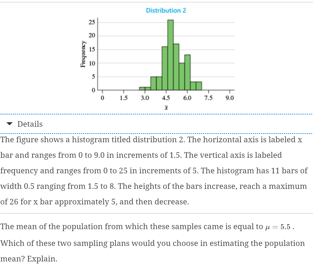13. Sampling Plans The distribution of x using | Chegg.com