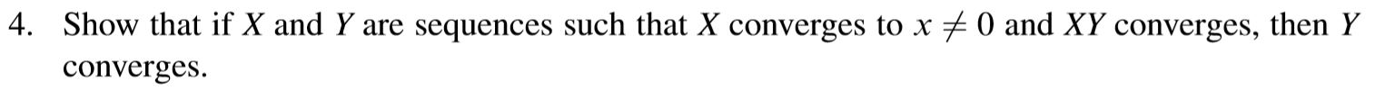 Solved Real Analysis Using epsilon n proof DO NOT USE LIMIT | Chegg.com