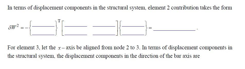The structure shown consists of three elastic bars | Chegg.com