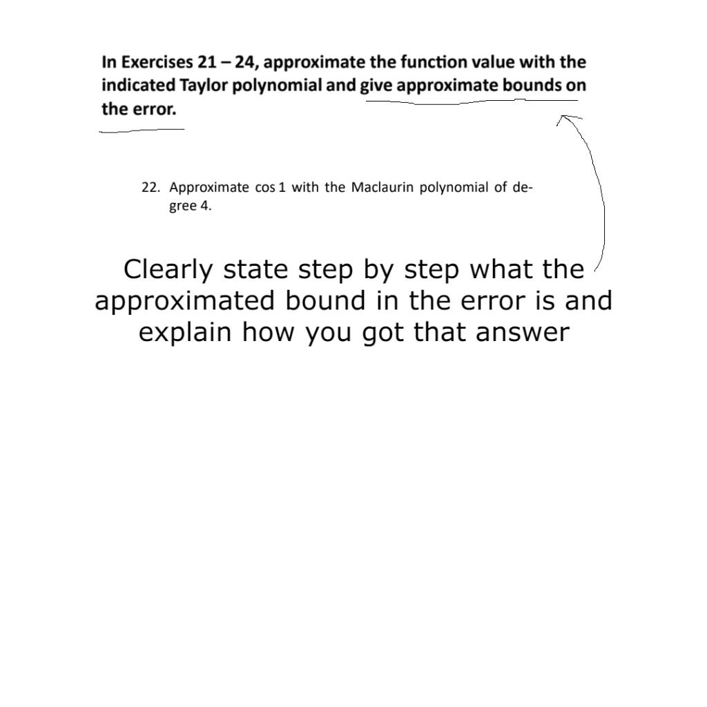 Solved In Exercises 21−24, approximate the function value | Chegg.com