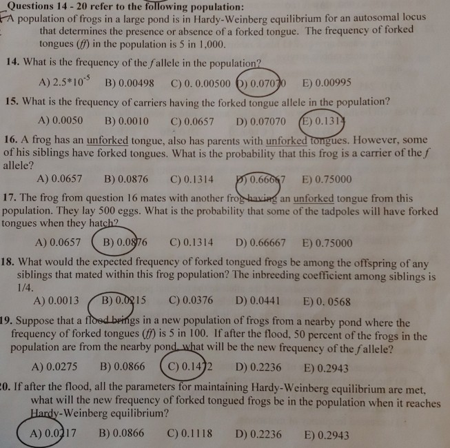 Solved Could someone please explain how to solve parts 17, | Chegg.com