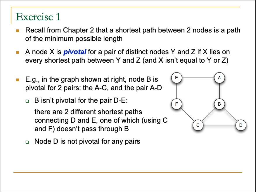 Solved ll from Chapter 2 that a shortest path between 2 | Chegg.com