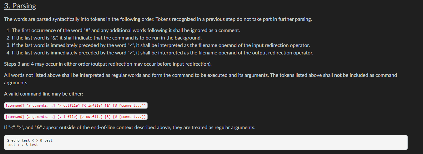 Solved 2. Expansion Each of the following tokens shall be | Chegg.com