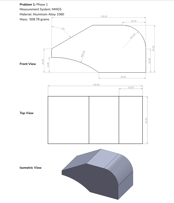 Solved by an EXPERT Solidworks partPlease help, I'm trying to make this ...