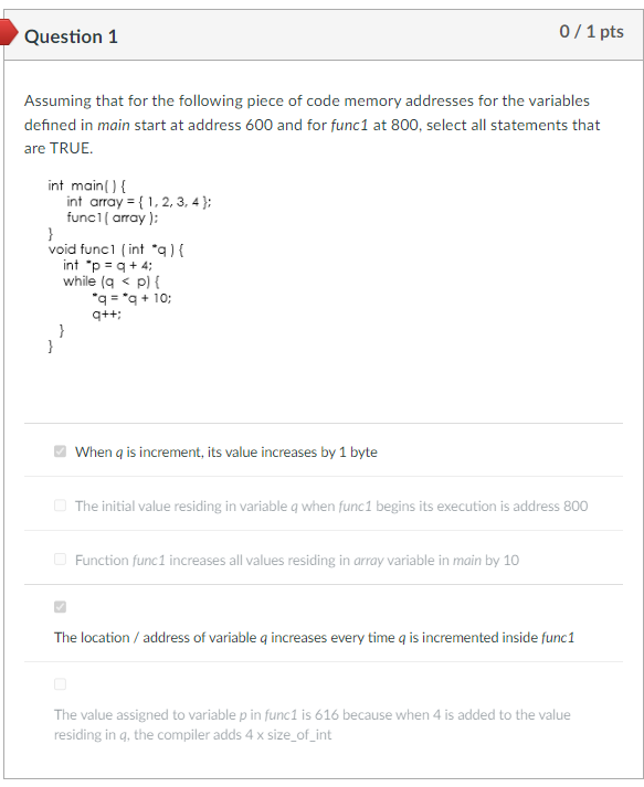 Solved Which of the following statements are TRUE? (Check | Chegg.com