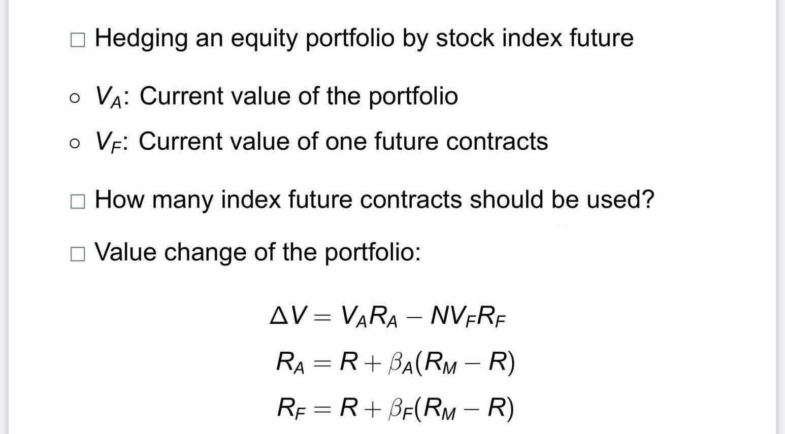 Use the formulas in the first picture to derive the | Chegg.com