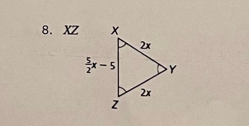 Solved 8. XZ | Chegg.com