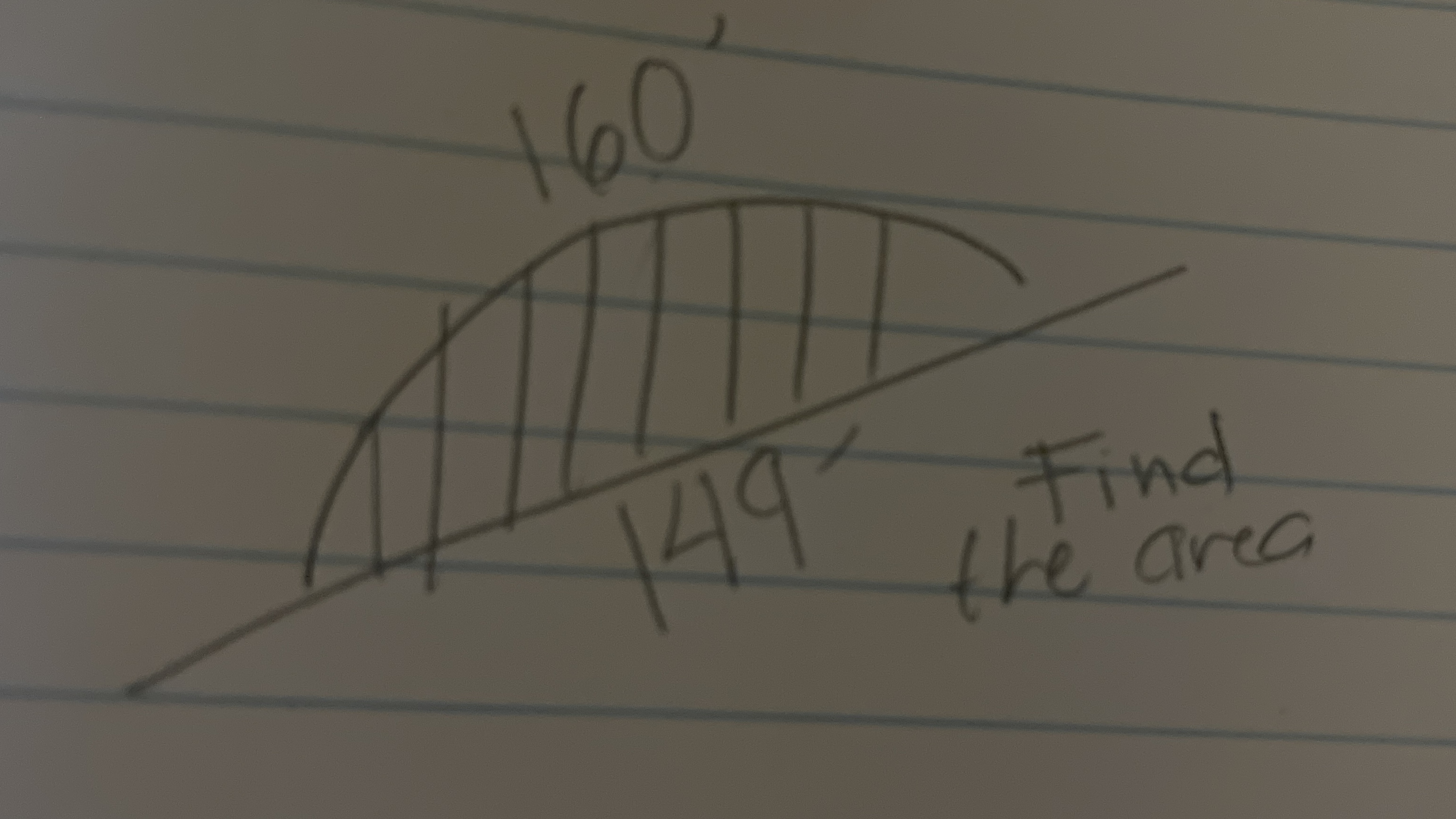 Solved Calculate the area of a segment in a circle where the | Chegg.com