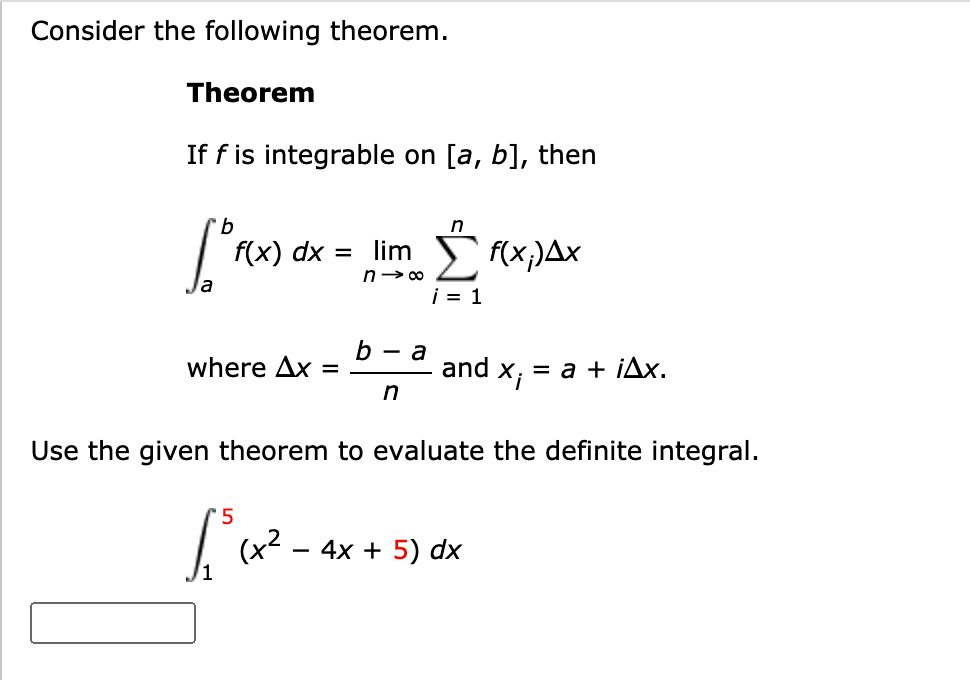 Solved Consider the following theorem. Theorem If f is | Chegg.com