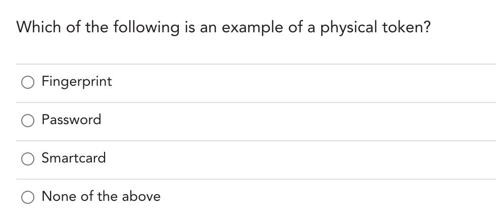 Solved Which of the following is an example of a physical | Chegg.com