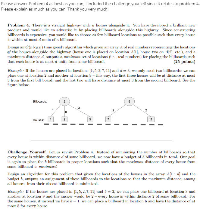 Please answer Problem 4 as best as you can, I | Chegg.com
