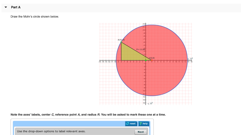 Part A Draw the Mohr's circle shown below 13 Al-O | Chegg.com