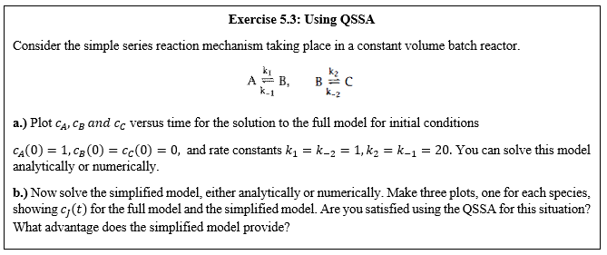 For questions 5.3a and 5.3b, you may solve these | Chegg.com