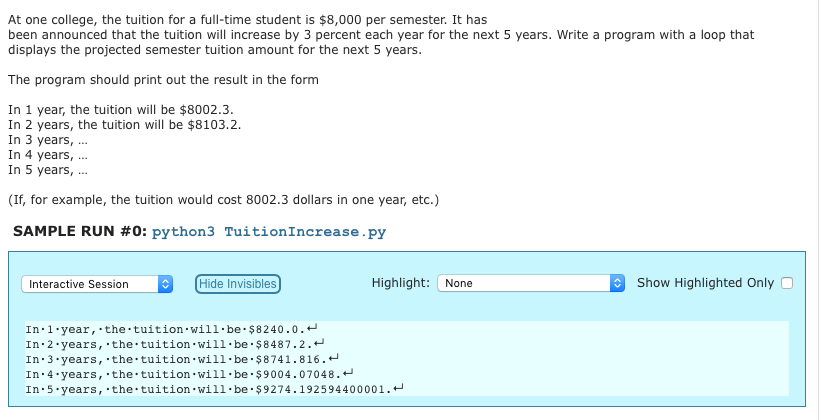 Solved At one college, the tuition for a full-time student | Chegg.com Solved At one college, the tuition for a full-time student | Chegg.com