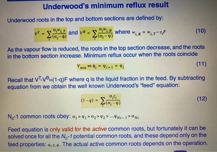 Solved 1. (Lecture 10) The feed to a conventional | Chegg.com