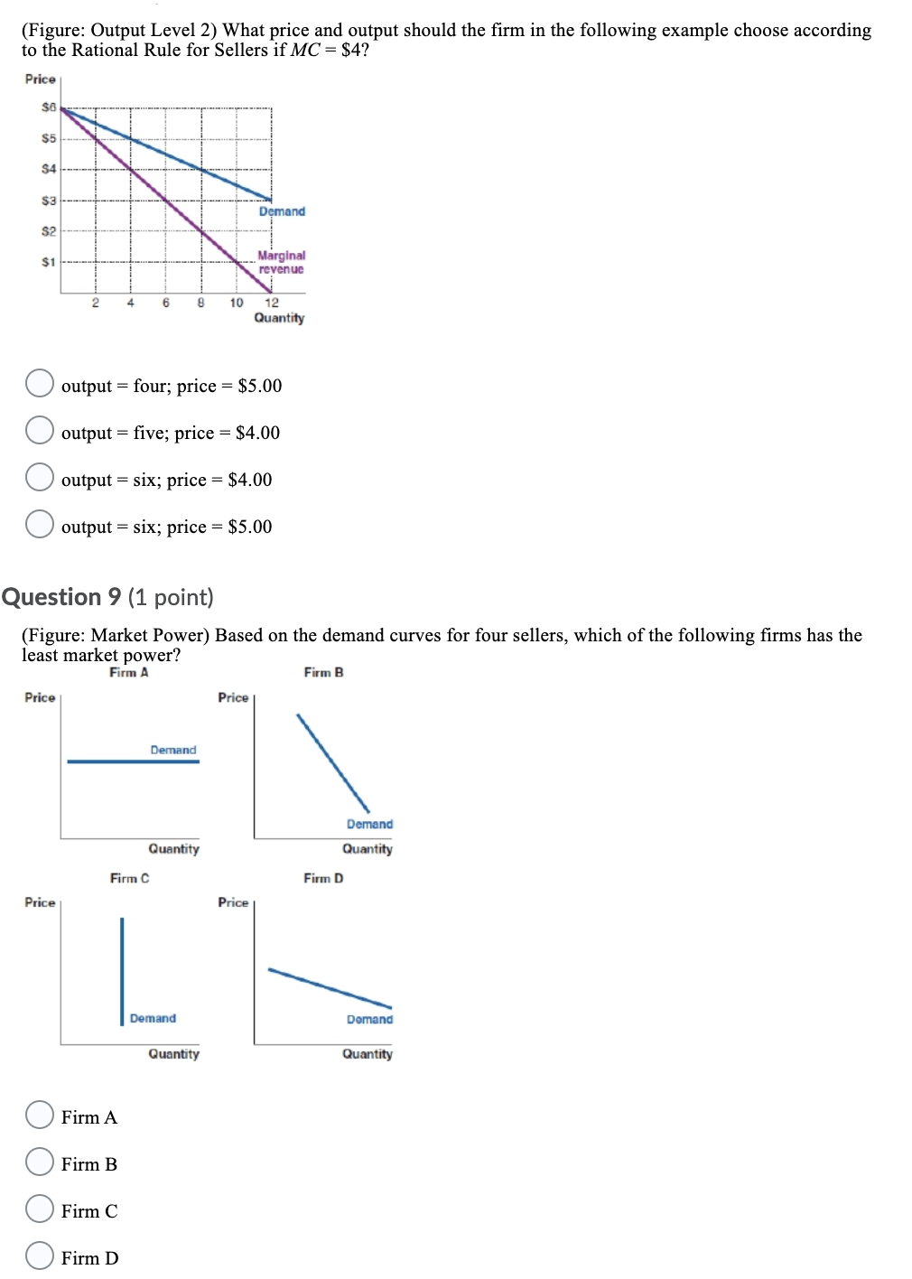 Solved (Figure: Output Level 2) What price and output should | Chegg.com