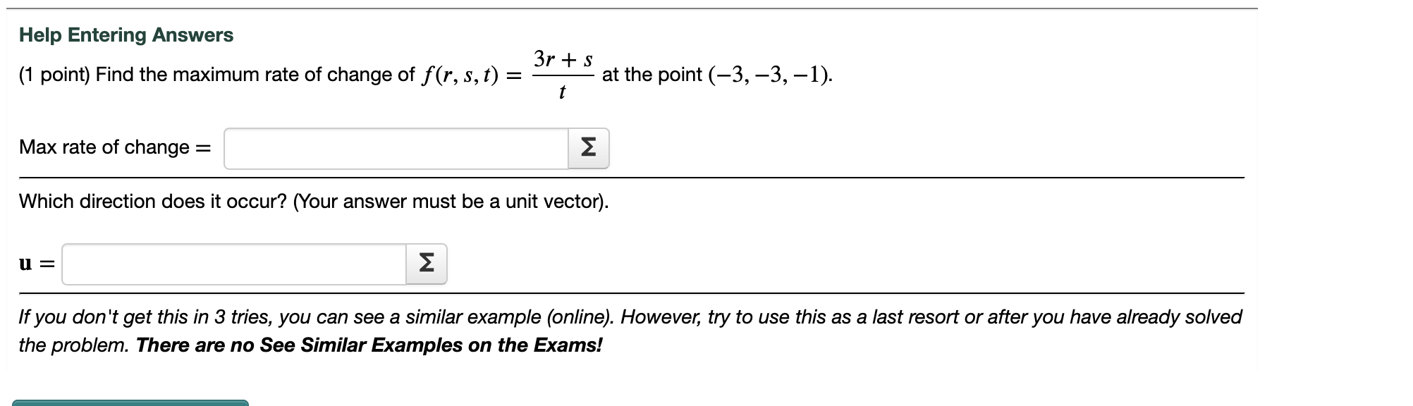 Solved Help Entering Answers (1 point) Find the maximum rate | Chegg.com