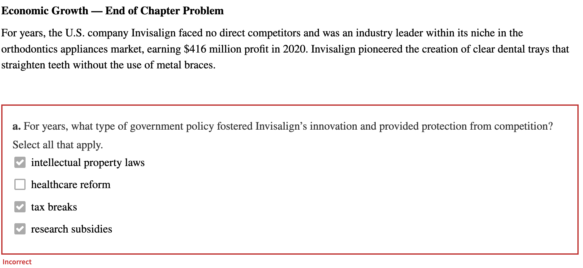 Solved Economic Growth — ﻿End of Chapter ProblemFor years, | Chegg.com