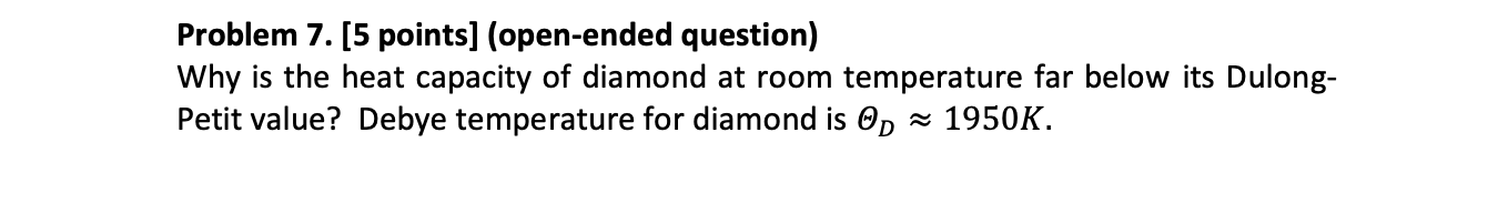 Solved Problem 7. [5 points] (open-ended question) Why is | Chegg.com