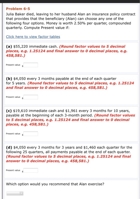 Solved INTEREST TABLES AND THEIR CONTENTS . FUTURE VALUE OF | Chegg.com