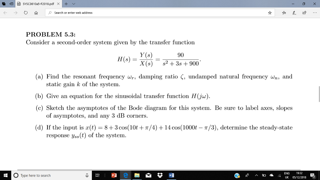 Solved ㄧ -TİE) SYSC3610a5-F201 8.pdf > + Search or enter web | Chegg.com