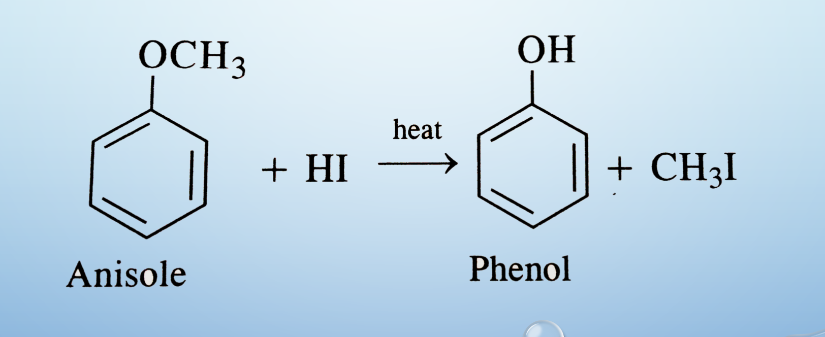 Solved OCH3 OH heat + HI + CH31 Anisole Phenol | Chegg.com