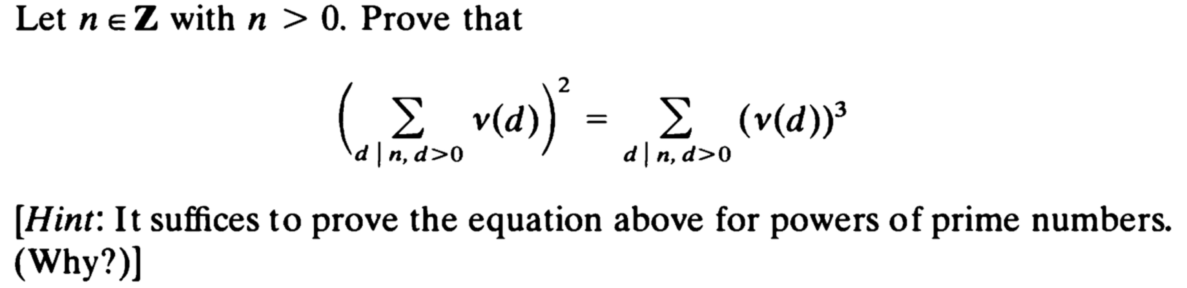 Solved Let n∈Z with n>0. Prove that | Chegg.com