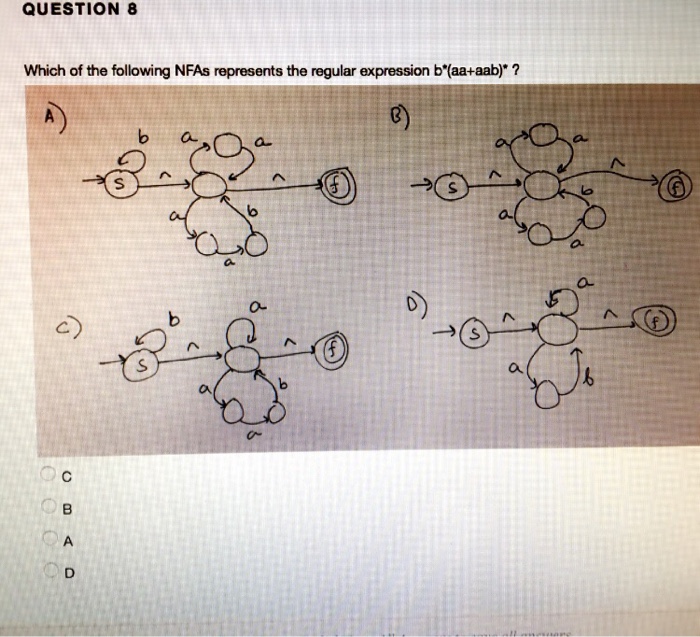 Solved QUESTION 6 If you convert the given NFA to regular | Chegg.com