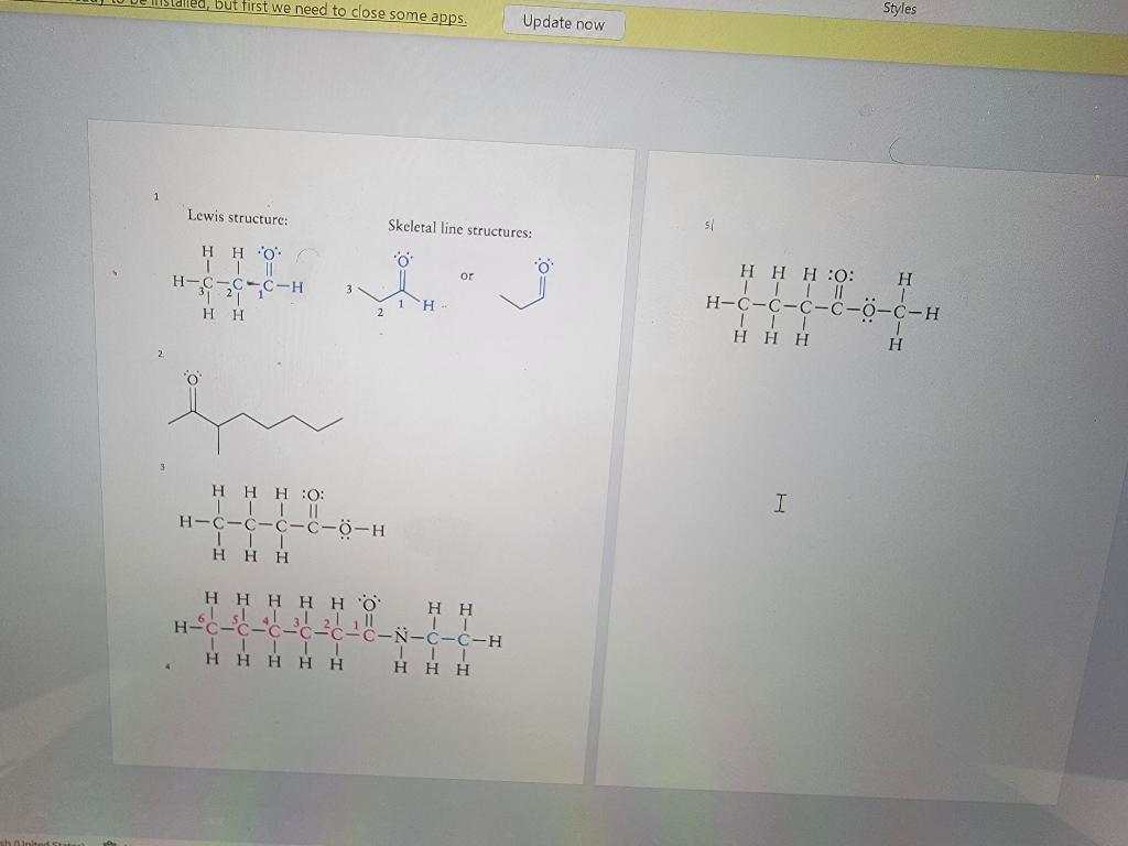 Solved Lewis structure: Skeletal line structures: or | Chegg.com