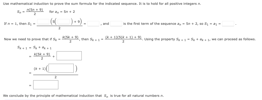 Solved Use mathematical induction to prove the sum formula | Chegg.com