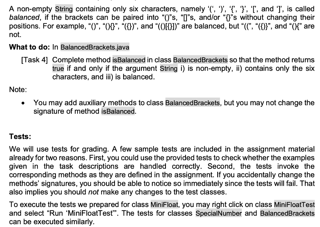 A non-empty String containing only six characters, | Chegg.com