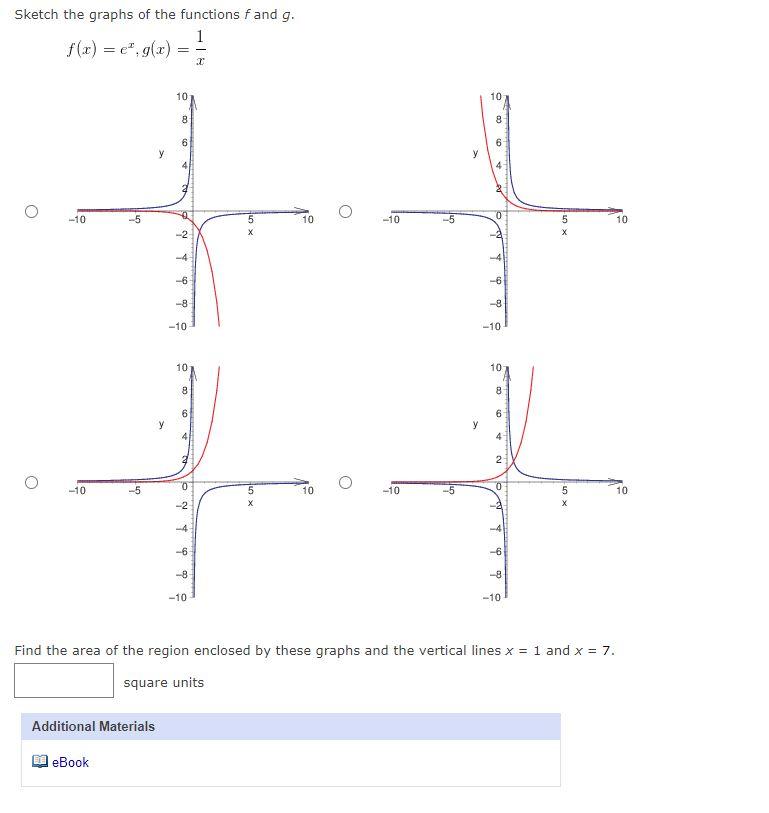 Solved Sketch the graphs of the functions fand g. 1 f(x) = | Chegg.com