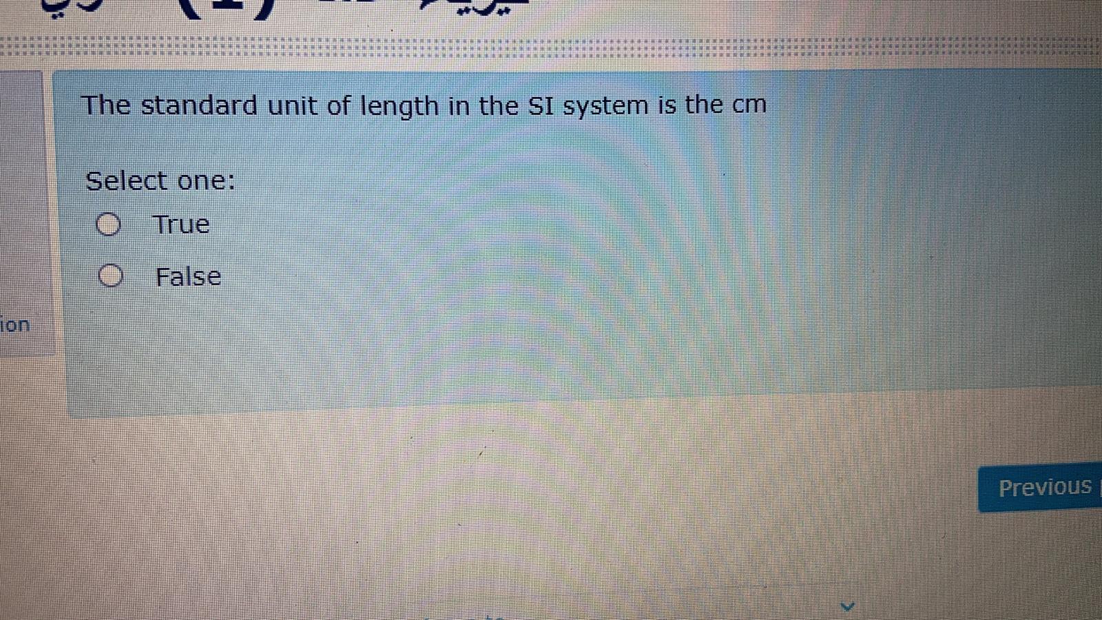 Solved The standard unit of length in the SI system is the | Chegg.com