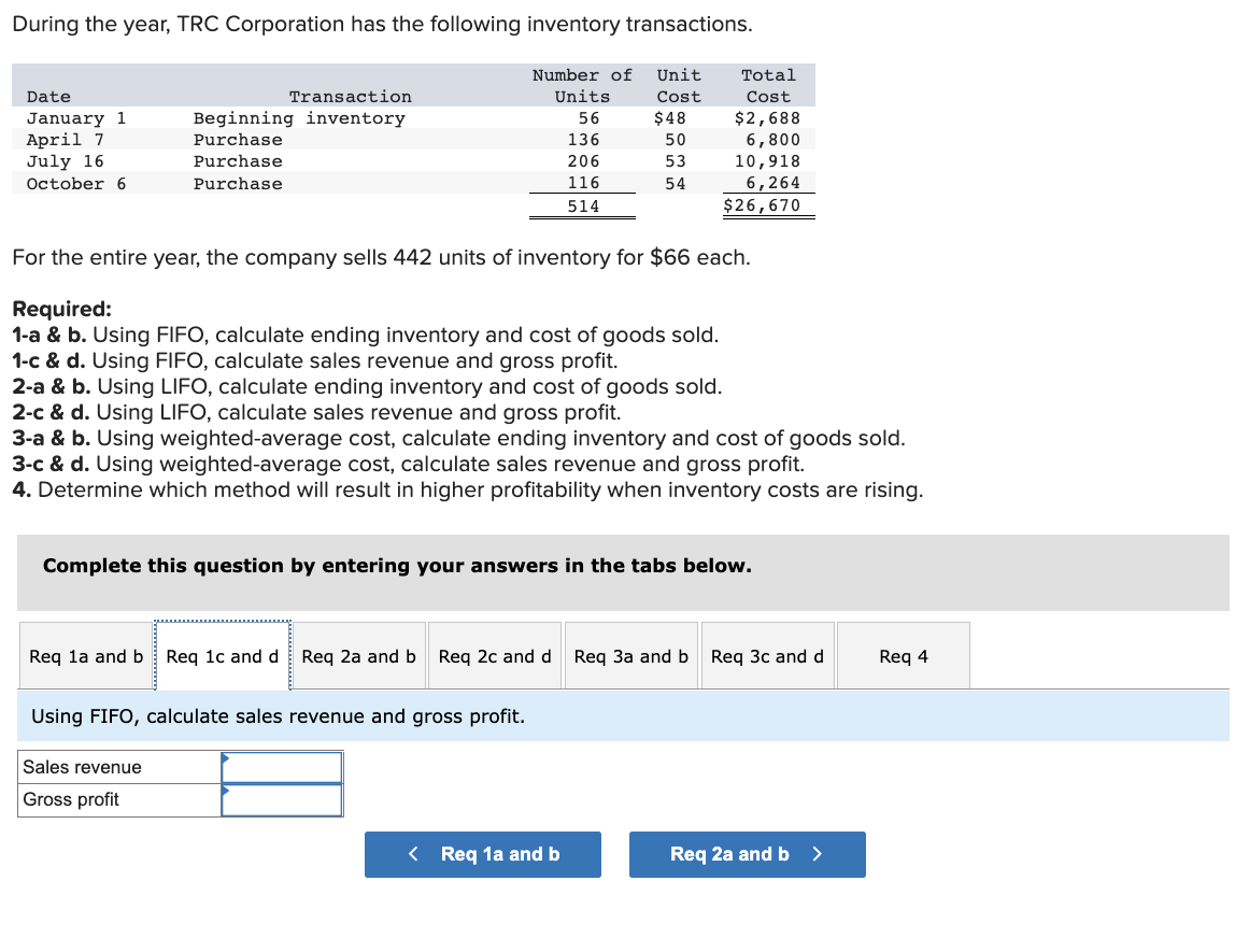 Solved During the year, TRC Corporation has the following | Chegg.com