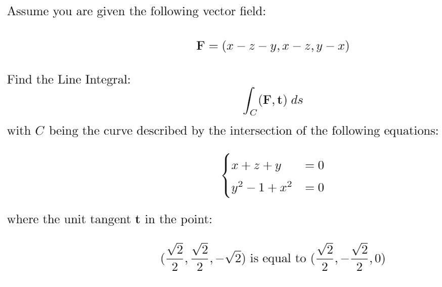 Solved Assume you are given the following vector | Chegg.com