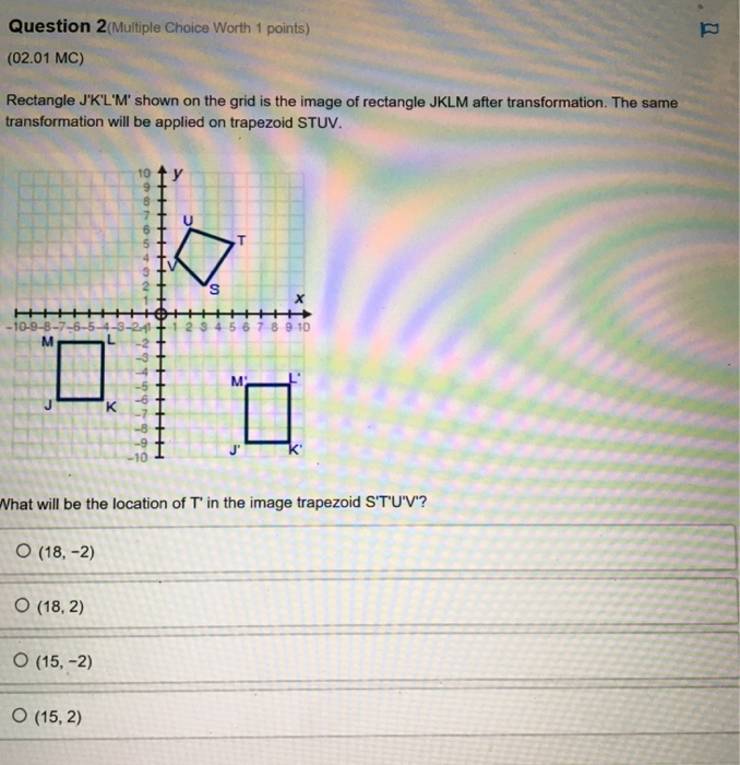 Solved Question 2(Multiple Choice Worth 1 points) (02.01 MC) | Chegg.com