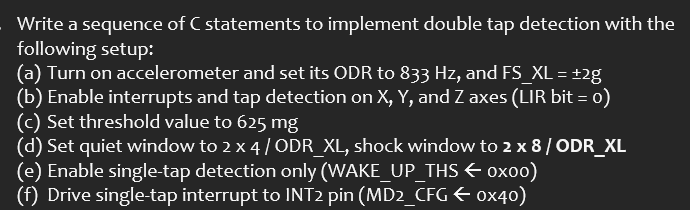 Write a sequence of statements to implement double | Chegg.com